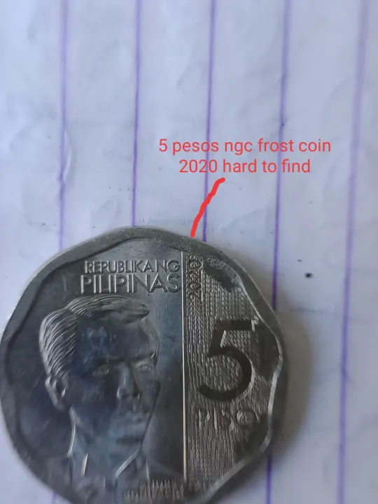 5 peso ngc nonagonal 2020 frost hard to find | Lazada PH