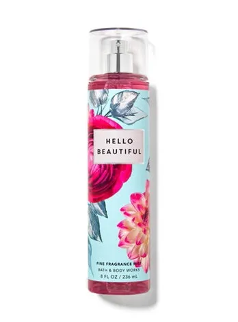 Bath & Body Works HELLO BEAUTIFUL Fine Fragrance Mist 8 fl oz / 236 mL | Lazada PH