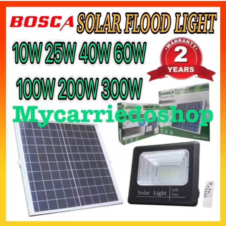 BOSCA 2 Year Warranty 60W Heavy Duty Solar Led Outdoor Flood Light ...
