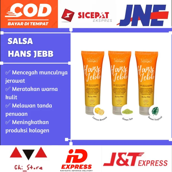 Salsa Hans Jebb Gel Perontok Daki angkat sel kulit mati lulur wajah dan ...