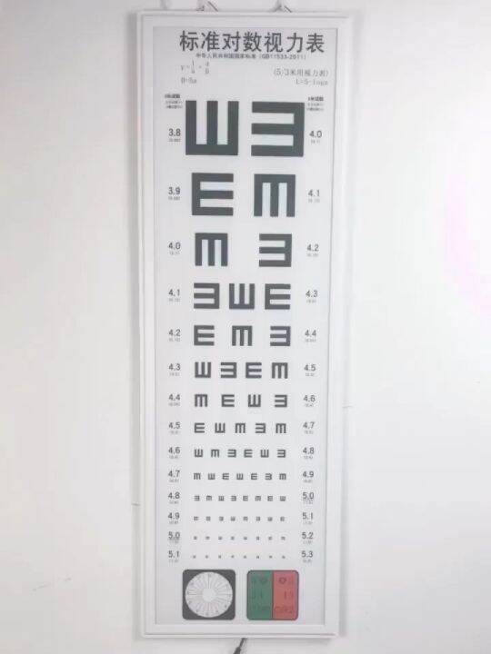 Snellen Chart Elektrik Alat Test Mata Rabun | Lazada Indonesia
