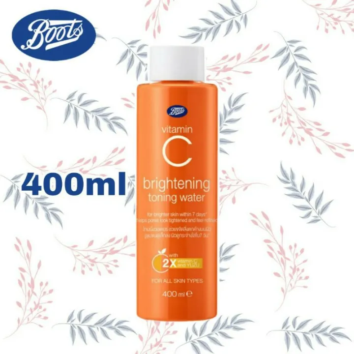 🔥ถูกที่สุด🔥 พร้อมส่ง สูตรใหม่ Boots Vitamin C Toning Water 100 ml. บู๊ ...