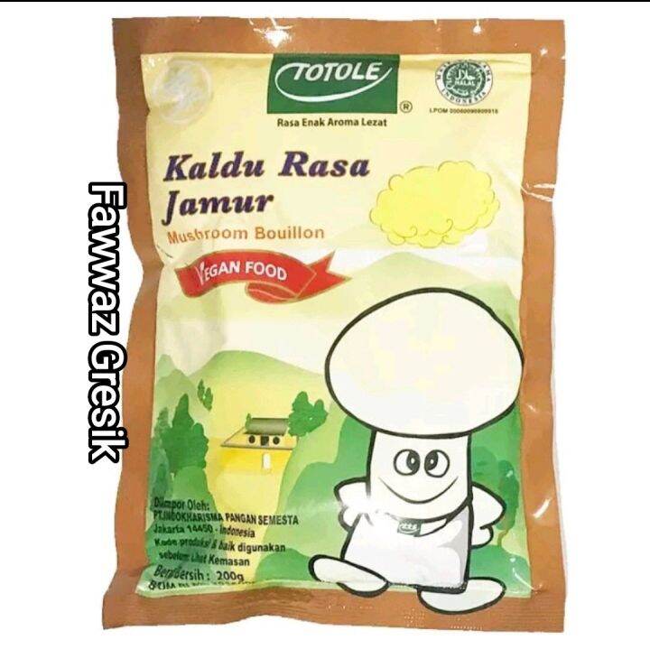 Totole Kaldu Jamur 200gr Penyedap Rasa Mushroom Halal / Sehat Alami Non ...