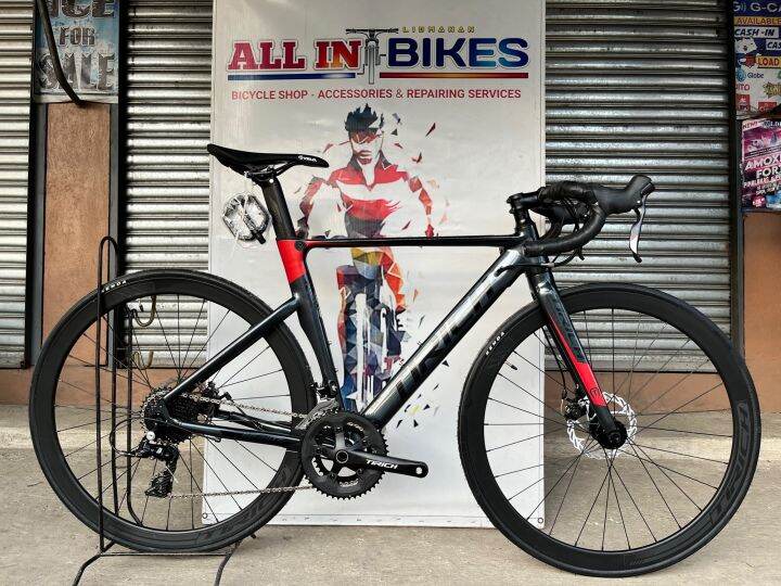TIRICH INFINITE 2*12SPD ROAD BIKE *Glossy Black/Red 48cm | Lazada PH