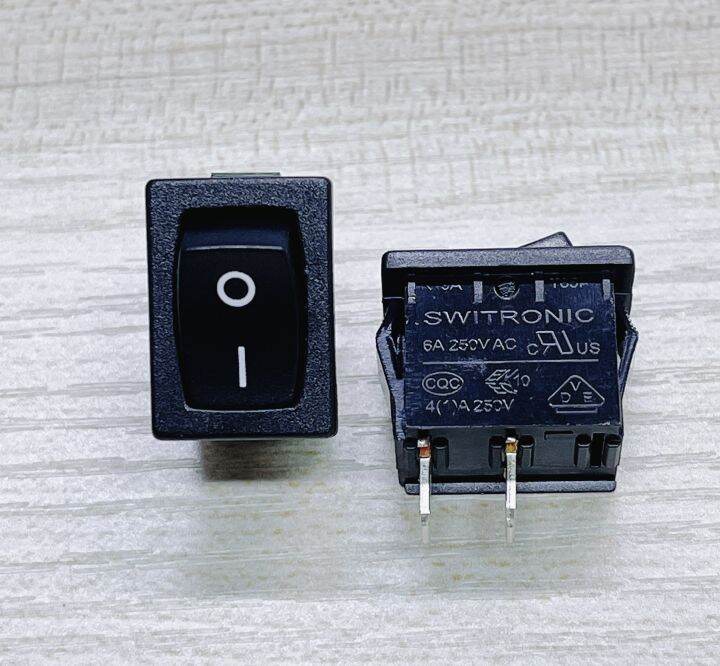 Switch สวิท สวิทหน้าแท่นปรี 220V. รุ่นไม่มีไฟ SWITRONIC จำนวน1ตัว | Lazada.co.th