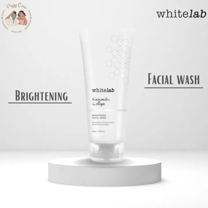 WHITELAB Brightening FACIAL WASH NIACINAMIDE +COLLAGEN 100gr White Lab ...