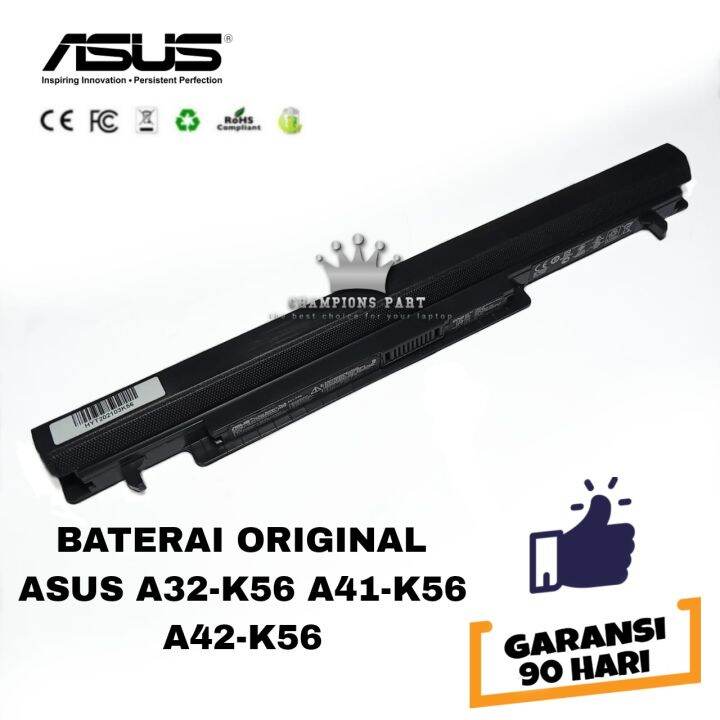 Baterai Batrai Laptop ASUS K46 K46C K46CA K46CB K46CM K56 A56 A46 A32 ...