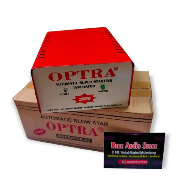 Auto Start INVERATOR OPTRA 2500 Watt ANTI LISTRIK JEGLEK Slow Starting ...