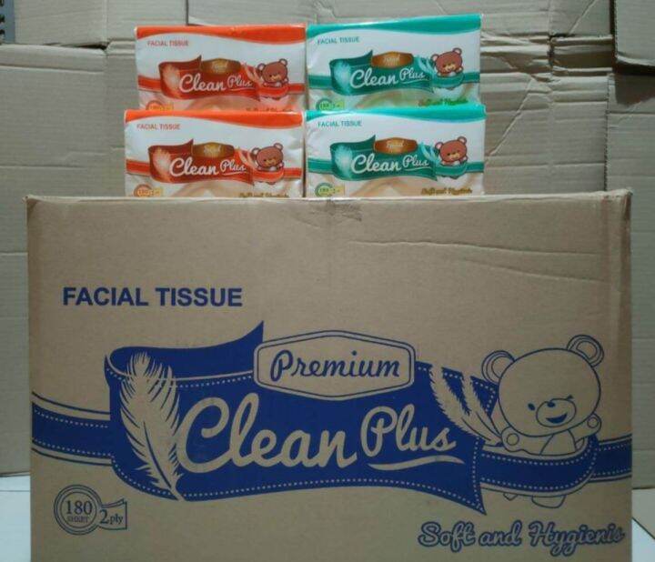 paket 3 pic tisu clean plus /180 sheet | Lazada Indonesia