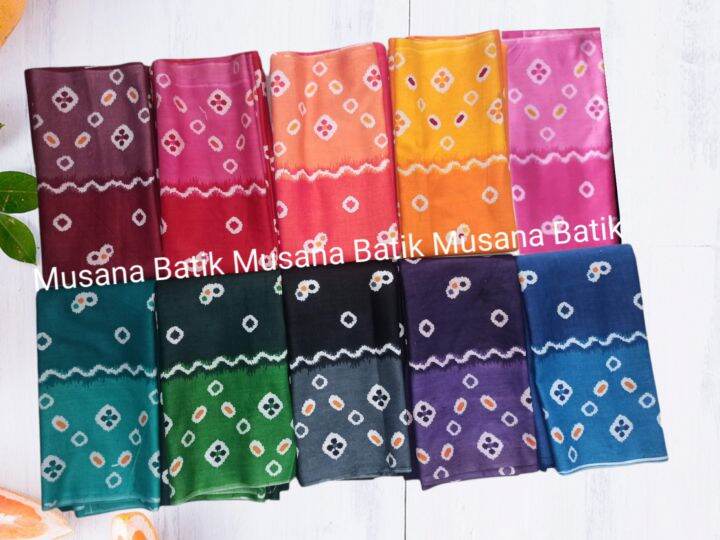 kain jumputan batik jumputan printing | Lazada Indonesia