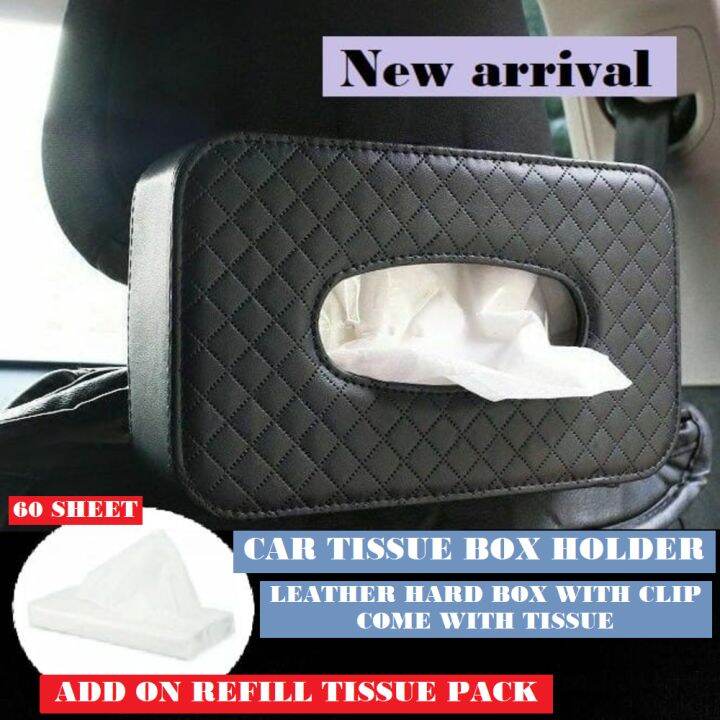 Car Tissue Box Car Sun Visor Tissue Box Holder Car Headrest Tissue Box ...