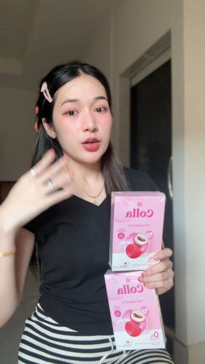 ไอบี คอลลาเจน IB Collagen 1 กล่อง 10 ซอง คอลลาเจนหน้าใส | Lazada.co.th