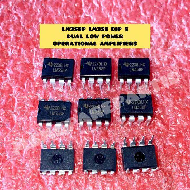 LM358P LM358 DIP 8 dual low power operational amplifiers | Lazada Indonesia