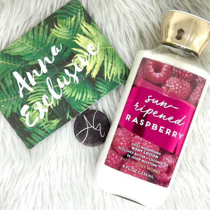🇺🇸Bath & Body Works Sun-Ripened Raspberry Body Lotion | Lazada PH
