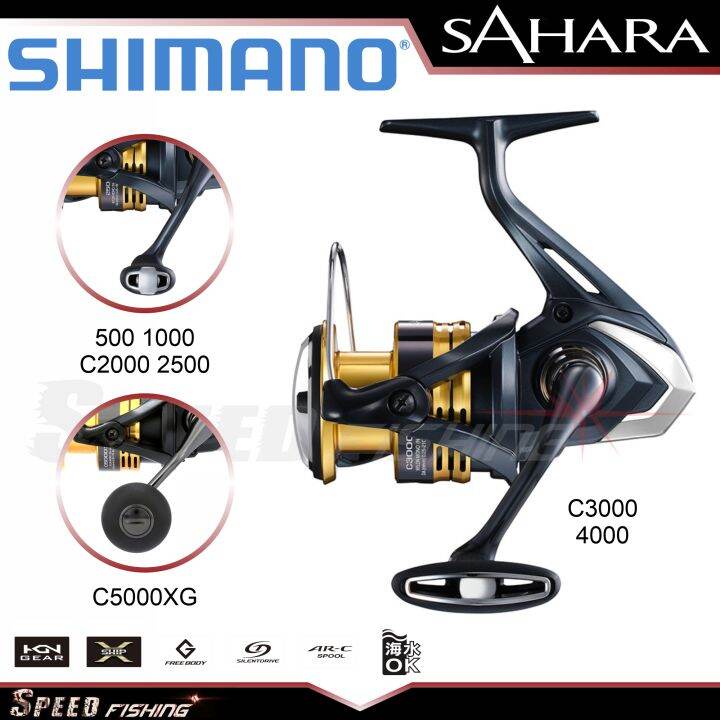 Reel Sahara 2022 1000 2500 3000 4000 5000 Shimano Sahara FJ 2022 Spinning | Lazada Indonesia