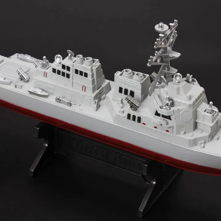 Plastic Battleship Model Toy DDG-51 Navy Guided Missile Destroyer Ship ...