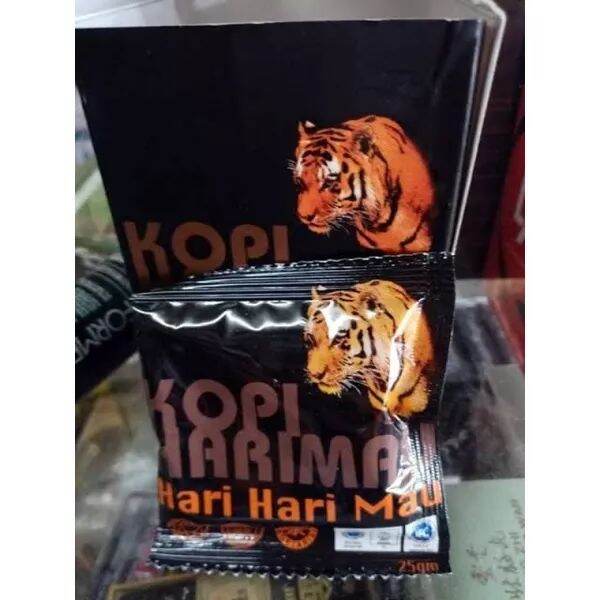 3sachets trial pack ORIGINAL HARIMAU HARI HARIMAU ENERGY COFFEE FOR MEN ...