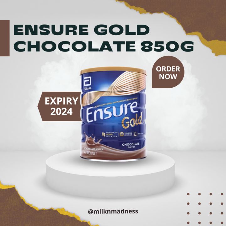 Ensure Gold HMB Chocolate 850g For Adult Nutrition (Nov 2025) | Lazada PH