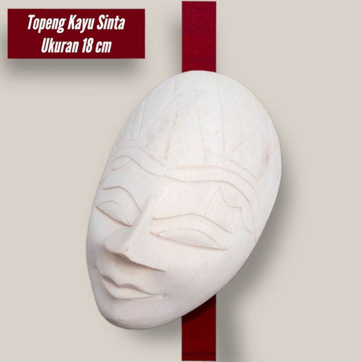 Topeng Sinta Mentah / Topeng Lukis Kayu | Lazada Indonesia