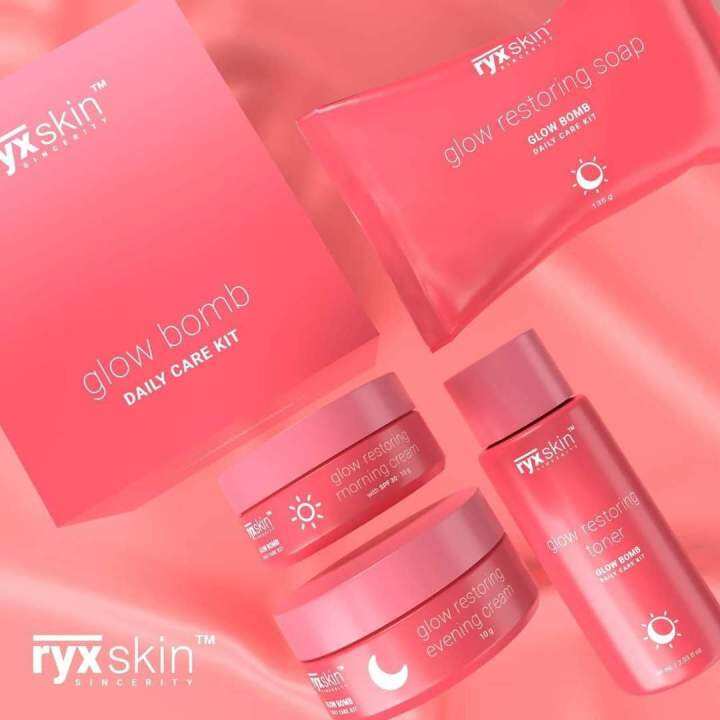 Ryx Skincerity Glow Bomb Daily Care Kit | Lazada PH