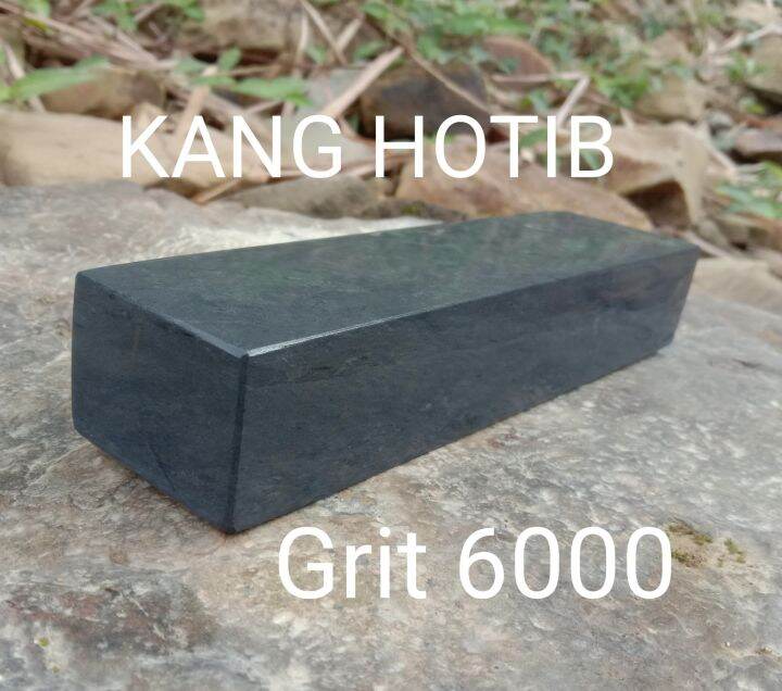 batu asahan asli alam grit 6000 pengasah pisau dimensi 20x5x3cm ...