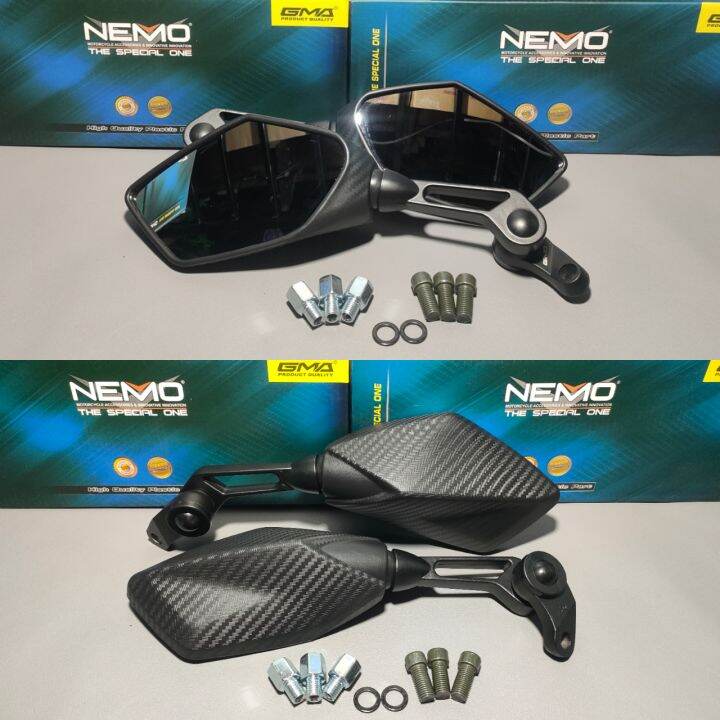 version 2 NEMO NINJA DUCATI Type Universal Side Mirror, Walang Grado ...