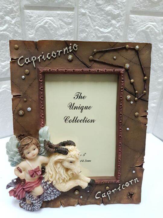 POLY CAPRICORN W/ANGEL HOROSCOPE PHOTO FRAME | Lazada PH