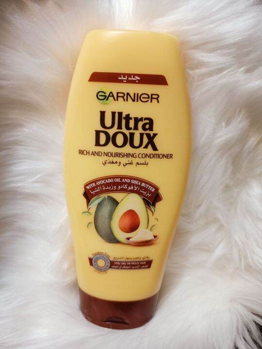 GARNIER ULTRA DOUX NOURISHING CONDITIONER WITH AVOCADO OIL AND SHEA ...