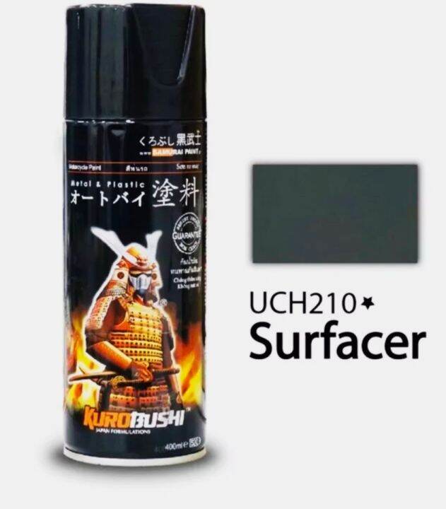 Samurai Primer Grey UCH210 (Surfacer Grey) 400ml | Lazada PH
