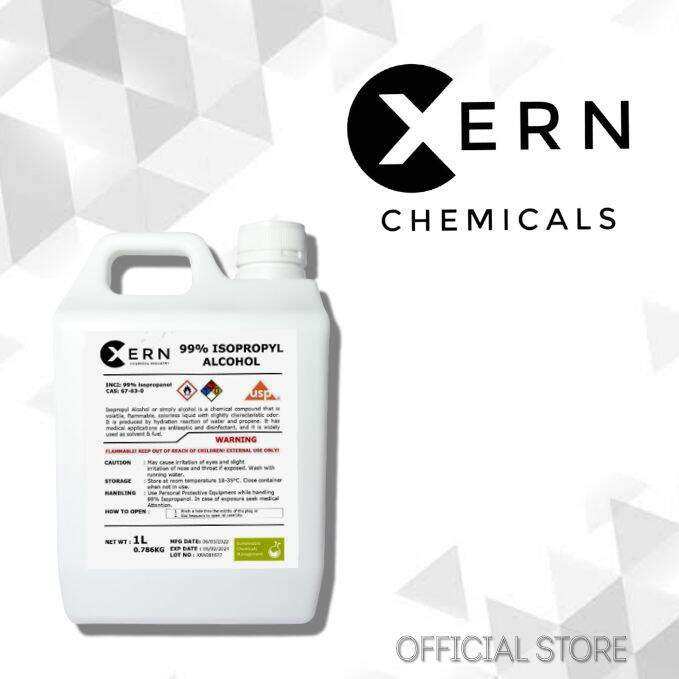 99% Pure Isopropyl Alcohol / IPA / Industrial Solvent 1L | Lazada PH