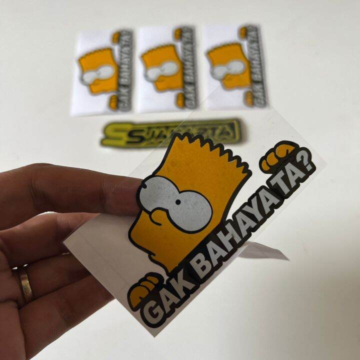 STIKER STICKER GAK BAHAYA TA CUTTING | Lazada Indonesia