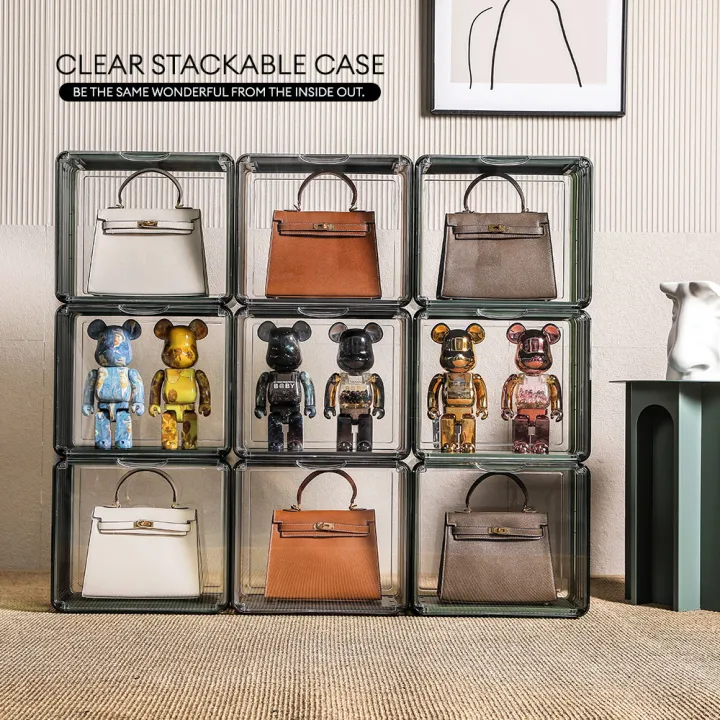 Locaupin Dust Proof Clear Display Collection Case Stand Figurine ...