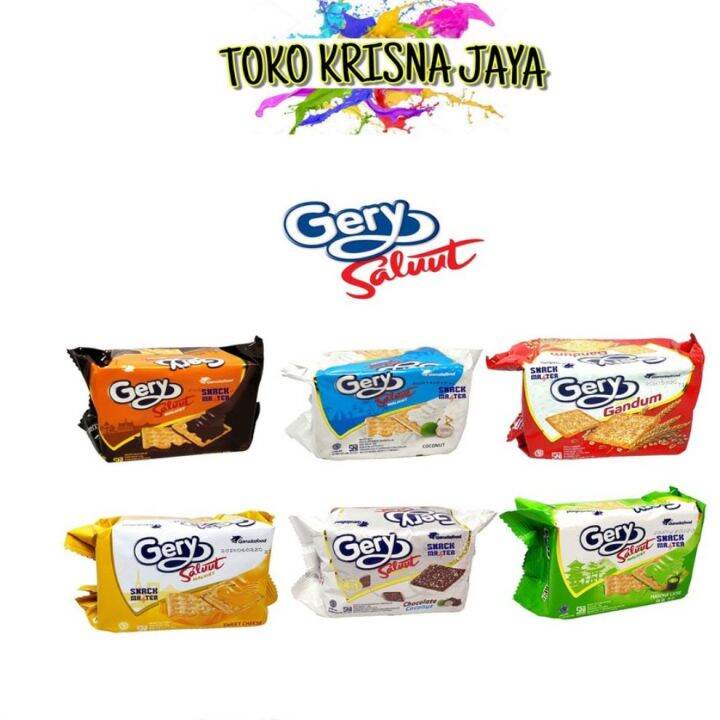 GERY SALUUT MALKIST RASA CHOCOLATE| COCONUT | SWEET CHEESE | MATCHA ...