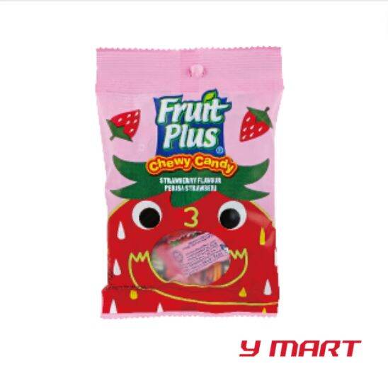 Fruit Plus Chewy Candy 1 Pack 10 Sweets Strawberry Flavour | Lazada