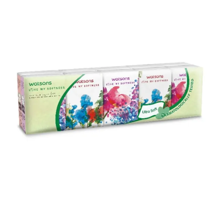 Watsons Hankies Mini Tissue 3ply (10packs) | Lazada PH