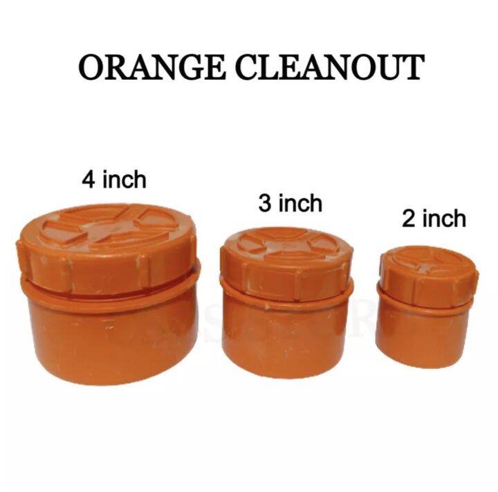Pvc fittings orange clean out available 2”,3”,4” | Lazada PH