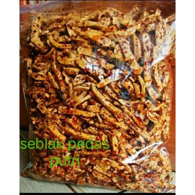 seblak kering pedas gurih basreng baso goreng kemplang bantat pedas ...