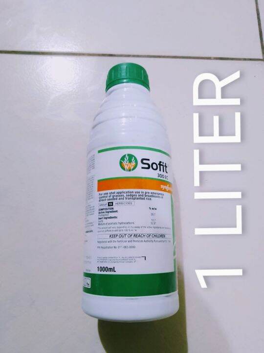 SOFIT 300 EC PRETILACHLOR. HERBICIDE (1000 ML)BY SYNGENTA | Lazada PH