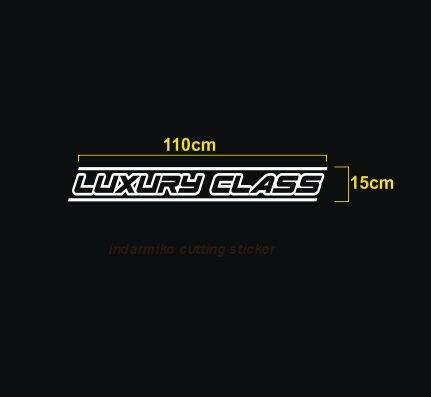 stiker luxury class cutting uk110x15 | Lazada Indonesia