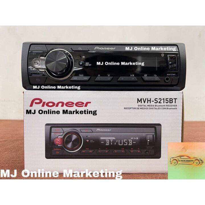 Pioneer MVH-S215BT Single Din Bluetooth Player*100%Original,Perodua,Proton,Honda,Toyota,Nissan ...