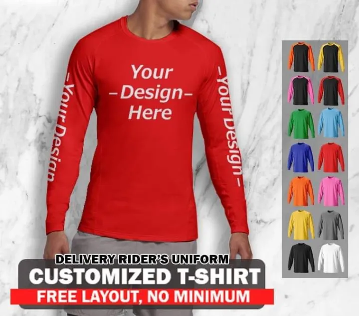 TJ Delivery Riders uniform J&T ID lace lanyard full sublimation uniform ...