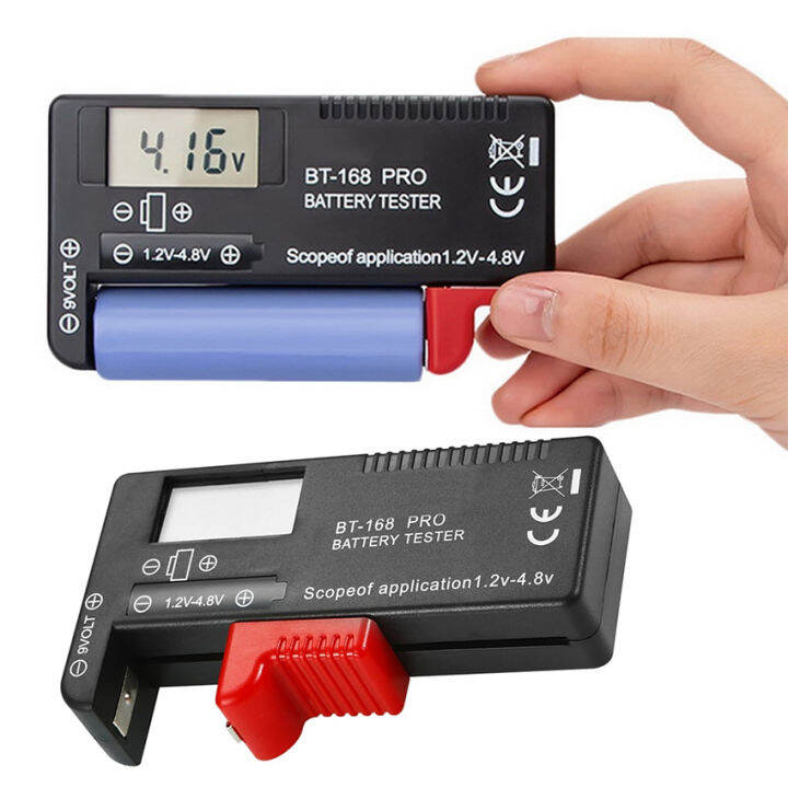 Alat Cek Baterai Battery Tester Baterai Battery Bt168/Bt168D AA AAA Jam ...