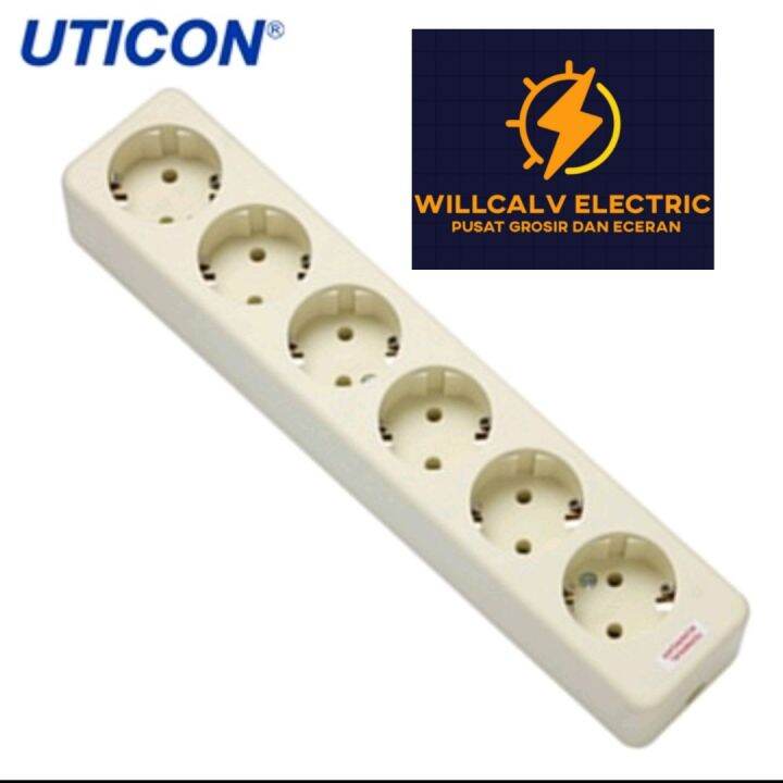 UTICON 6 LUBANG STOP KONTAK TERMINAL KUNINGAN - STOP KONTAK 6 LUBANG ...