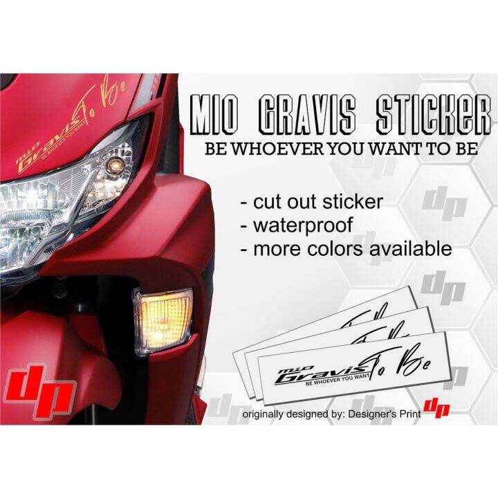 Mio Gravis Sticker - Waterproof, Cut-out Sticker, Designers Print ...