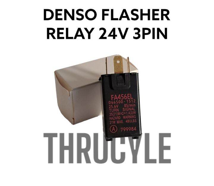 GENUINE DENSO FLASHER RELAY 24V 3PIN HEAVY DUTY | Lazada PH