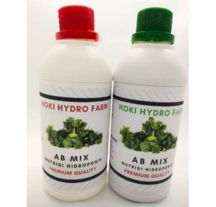 Nutrisi Hidroponik AB Mix Sayuran Daun Cair 500 ML ( Harga dijual Sepasang ) | Lazada Indonesia