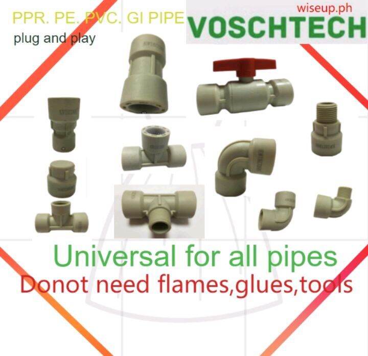 QUICK PIPE FITTINGS 1/2", 3/4", 1" PPR PIPE TO PVC PIPE , PPR PIPE TO G ...