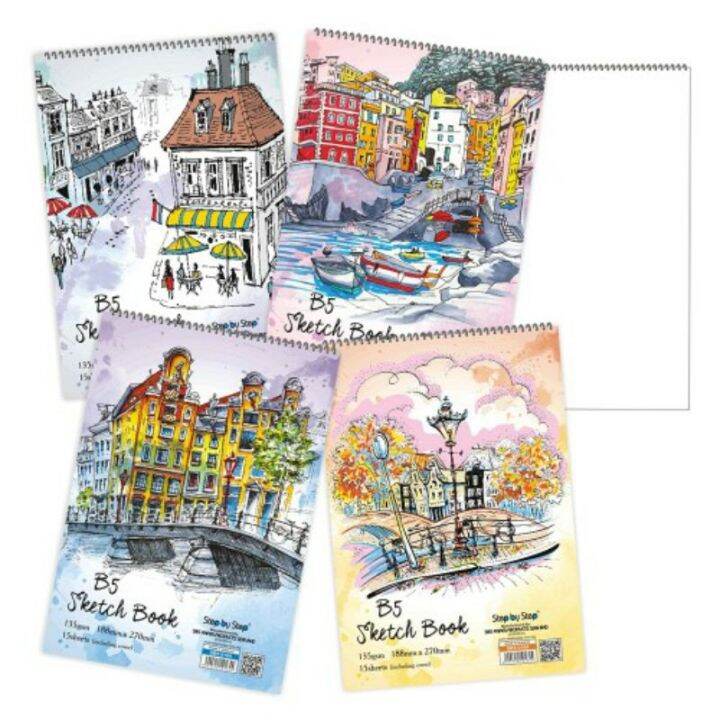 ( Ready Stock ) 1book B5 SKETCH BOOK 135GSM (15'S Including cover ...