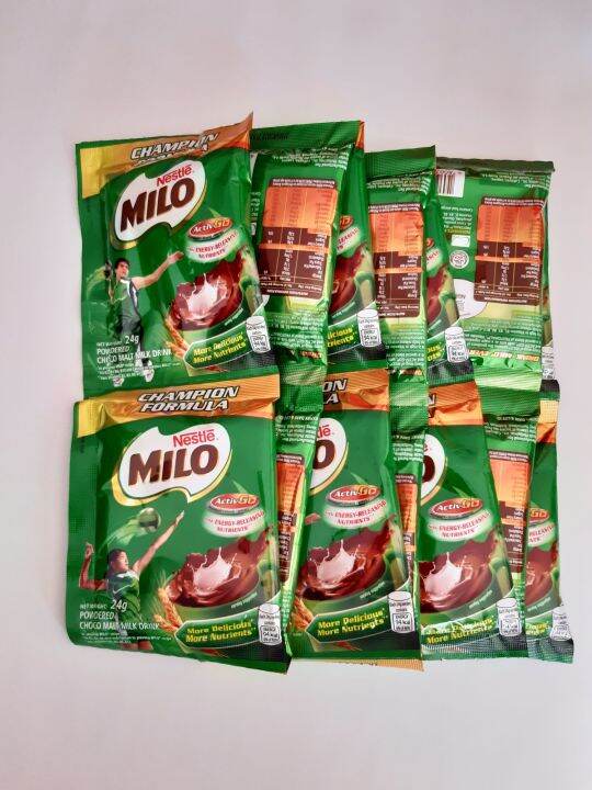 MILO 24g × ( 12 pcs ) POWDERED CHOCO MALT MILK DRINK ( 107.00 only ...