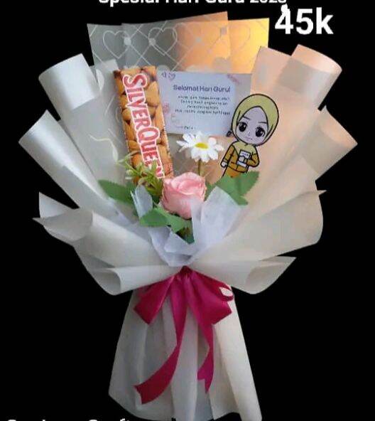 buket spesial untuk hari guru/buket coklat silverquin spesial di hari ...